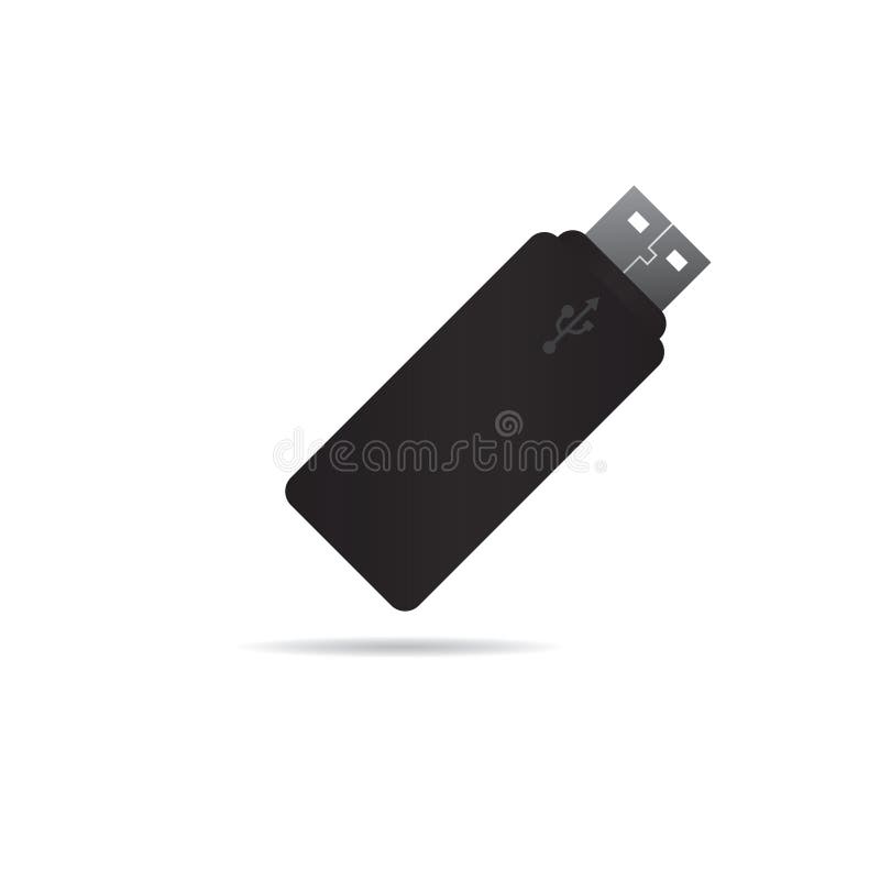 Usb Flash Drive. Vector Illustration Decorative Design Stock Vector ...