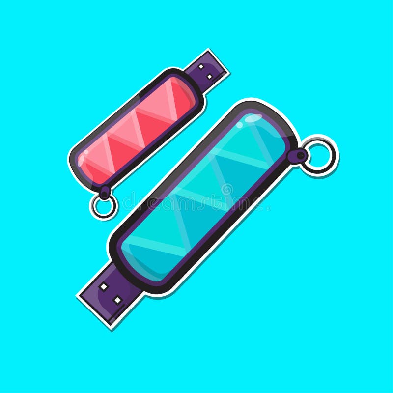Usb Flash Drive Vector Illustrations Suitable for Your Project Design ...