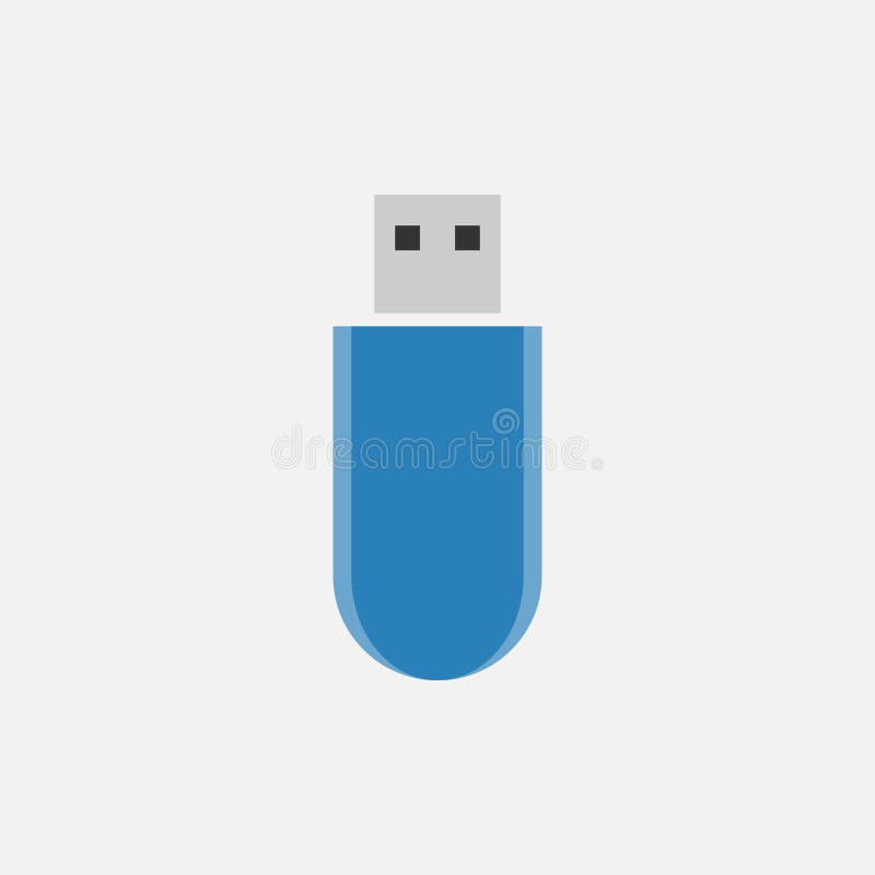 USB Flash Drive. Vector Simple Modern Icon Design Illustration Stock ...