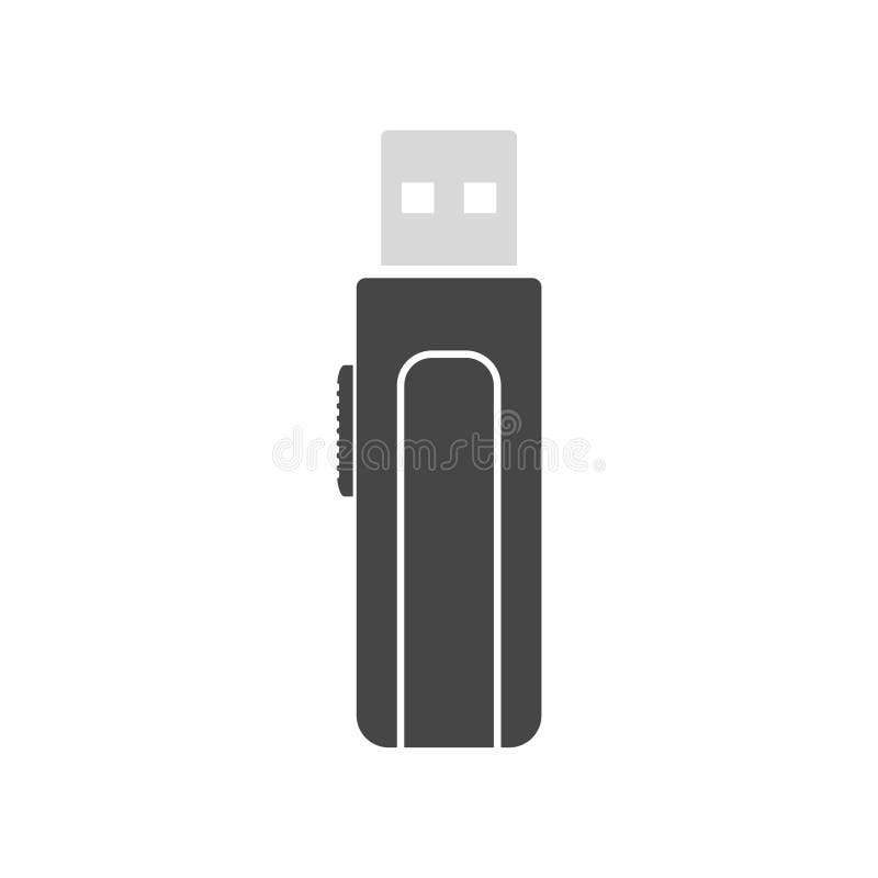 Usb flash memory icon stock illustration. Illustration of icon - 174396176