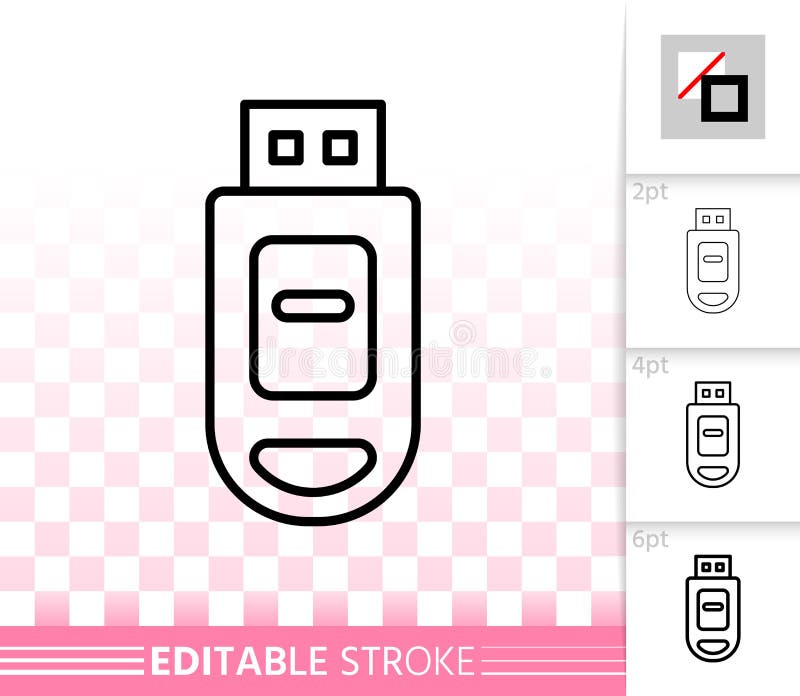 Simple Blank Usb Stick Stock Illustrations – 60 Simple Blank Usb Stick ...