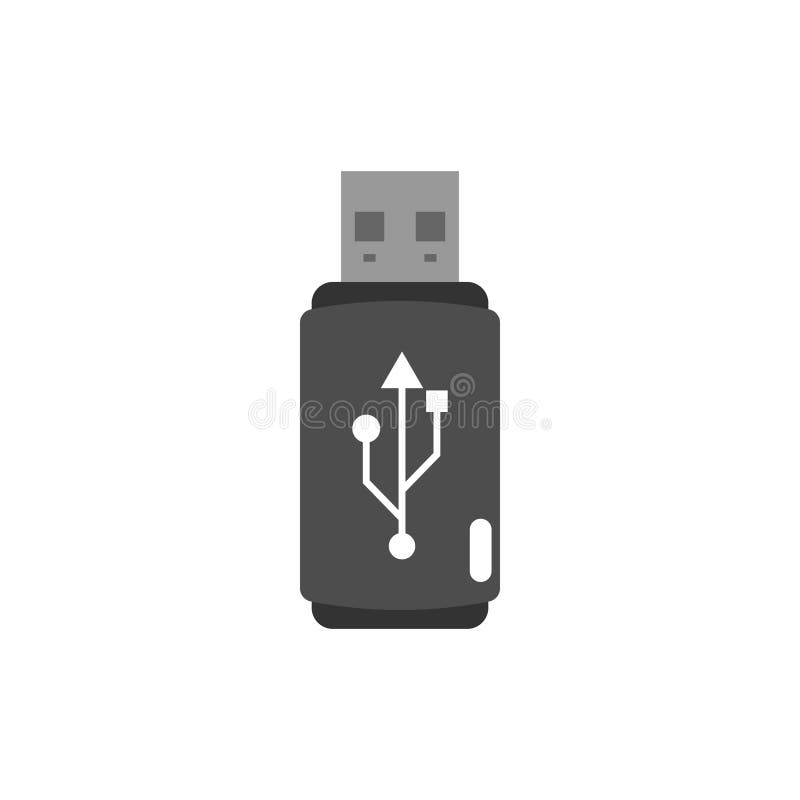 Usb Flashdisk Icon Design Template Illustration Vector Isolated Stock ...