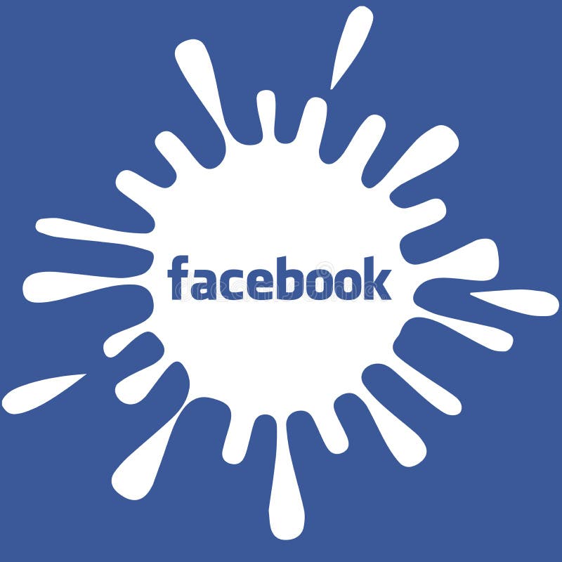 Facebook Icon Collection editorial stock image. Illustration of design ...