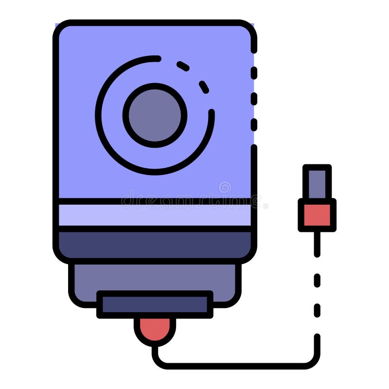 External Hard Drive 1tb Icon, Cartoon Style Stock Vector - Illustration ...