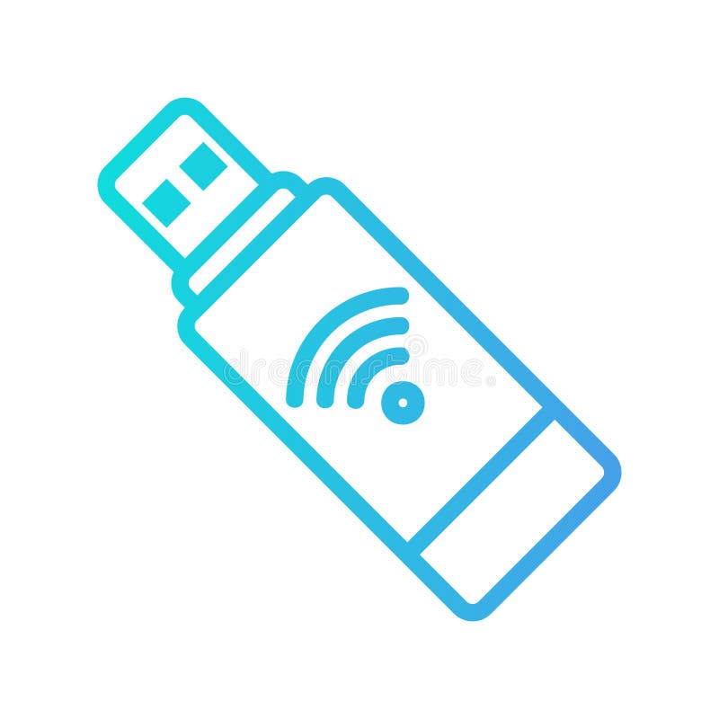 Usb Icon in Gradient Style about Internet of Things for Any Projects ...