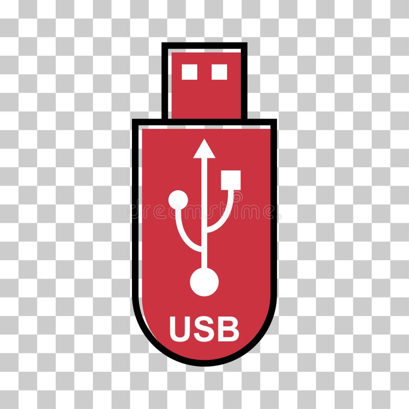 USB Icon Technology, Connect Device Sign, Electronic Portable Symbol ...