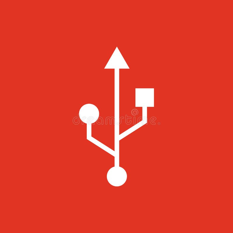The Usb Icon. Transfer and Connection, Data, Usb Symbol. UI. Web. Logo ...