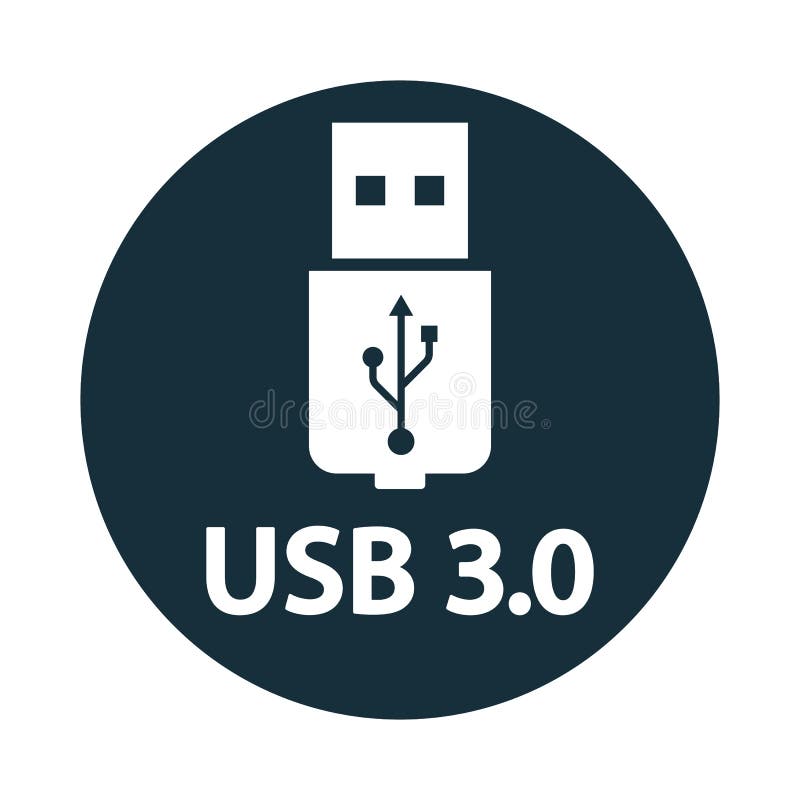Usb 3.0 Icon Transparent Icon Stock Illustration - Illustration of ...