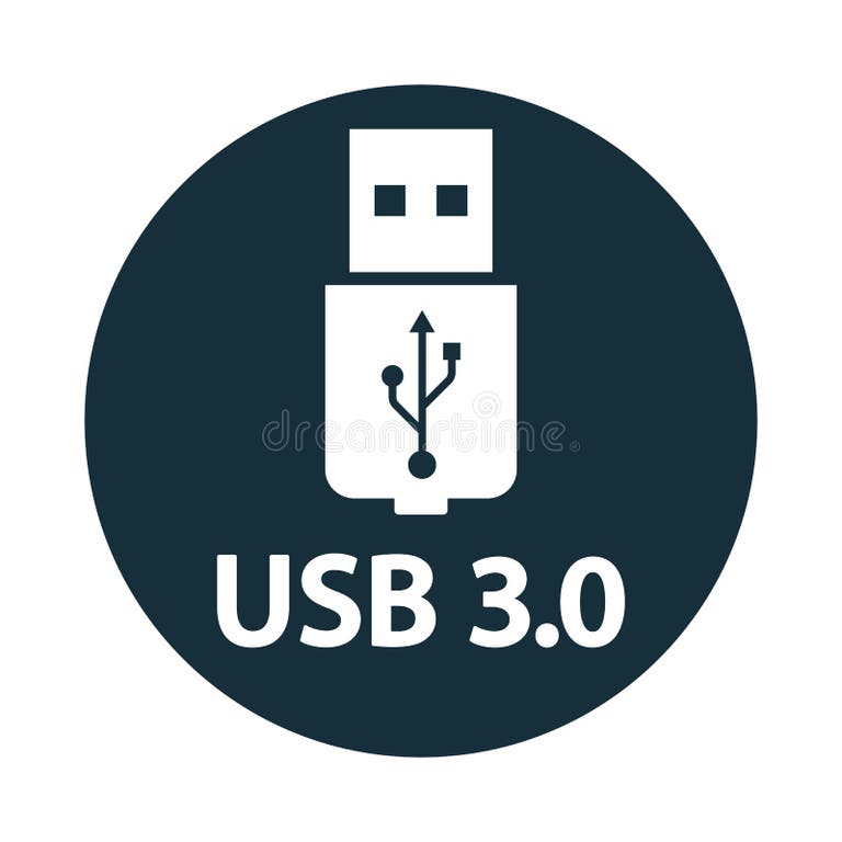 Usb 3.0 Icon Transparent Icon Stock Illustration - Illustration of ...