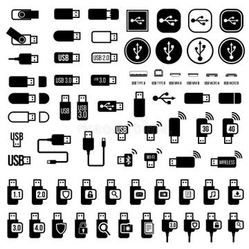 Usb Port Icons Stock Illustrations – 1,213 Usb Port Icons Stock ...