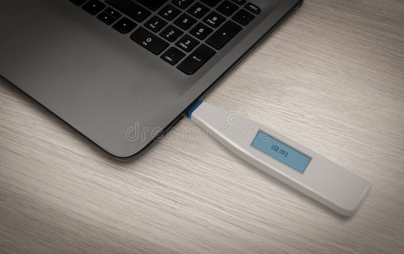 USB info thermometer stock photo. Image of disk, thermometer - 109474504
