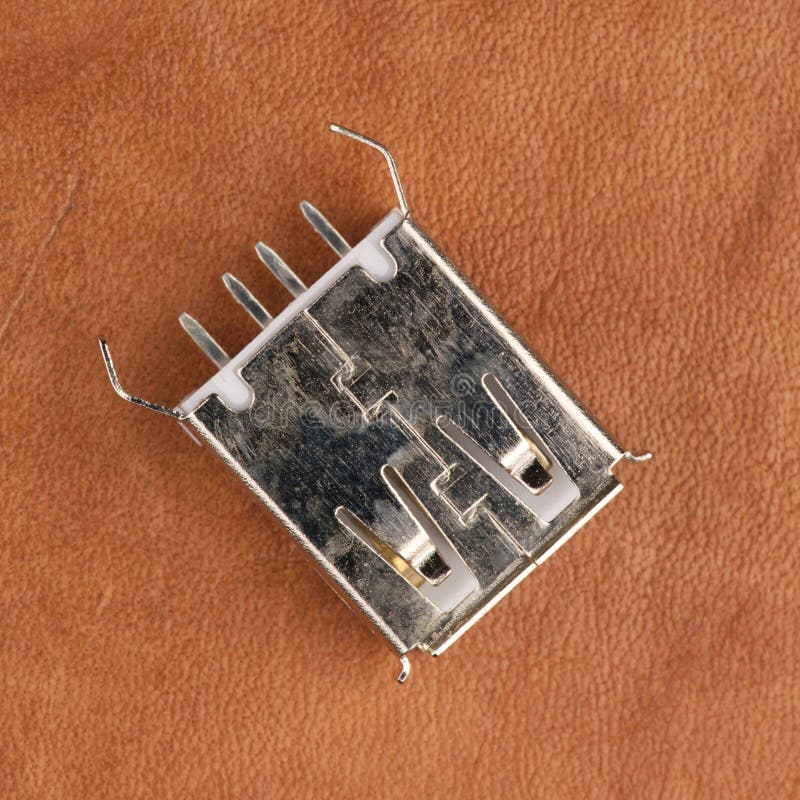 USB Input for the Computer. a Separate Device Stock Image - Image of ...