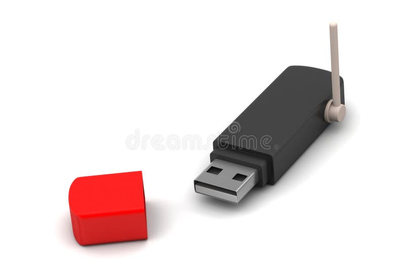 Usb with Internet Connection Stock Illustration - Illustration of ...