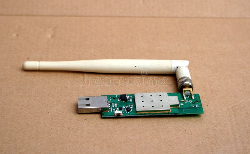 Usb Internet Key with Antenna Stock Image - Image of concept, antenna ...