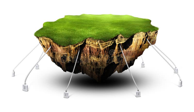 Floating Ground Vector