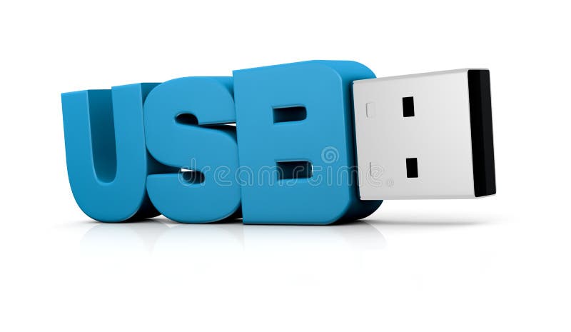 Usb key concept stock illustration. Illustration of flash - 21888727