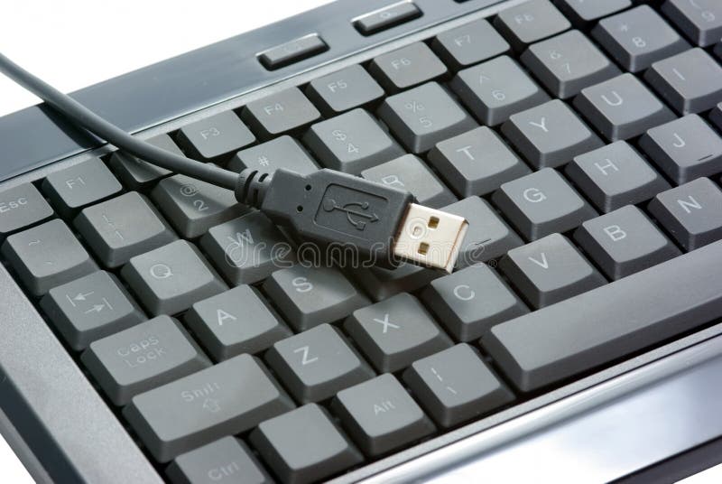 Plugging in the USB Cable stock photo. Image of digital - 22805118