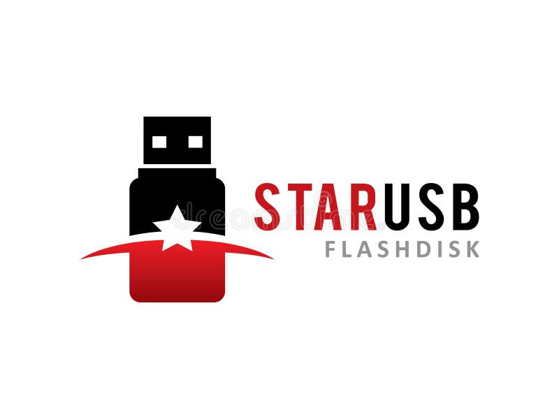 USB Logo Symbol or Icon Template Stock Illustration - Illustration of ...
