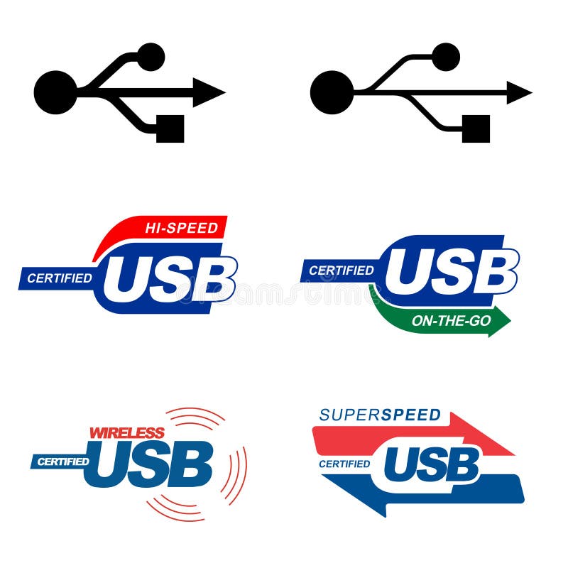 USB logos editorial photo. Illustration of port, digital - 49578916