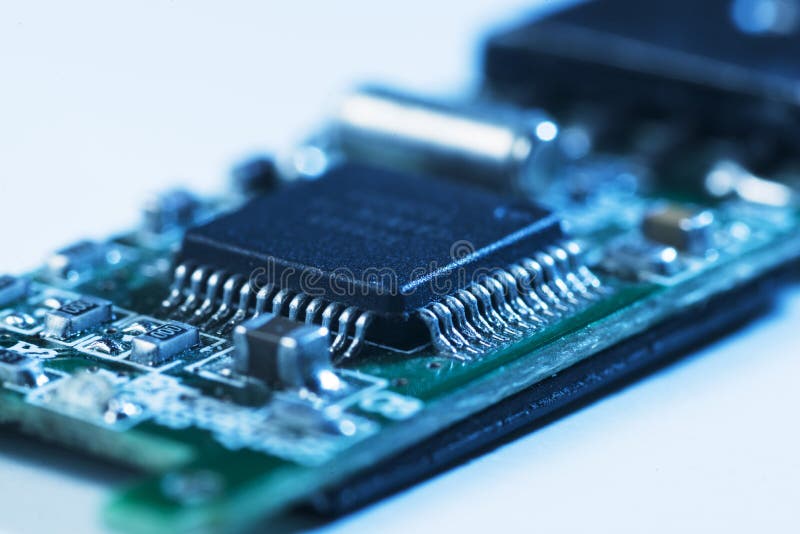 USB Memory close up shot. stock image. Image of microprocessor - 104199395