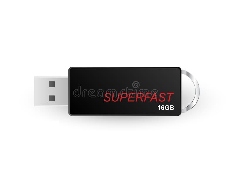 USB Memory Stick stock vector. Illustration of computer - 84219325