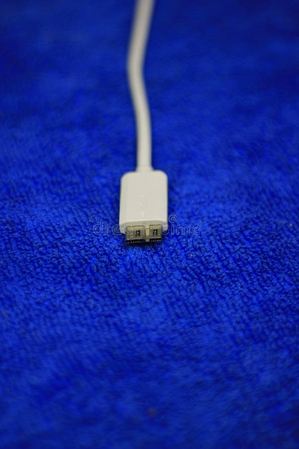 Usb 3.0 Micro Type B Plug of External Hard Disk (HDD Stock Image ...