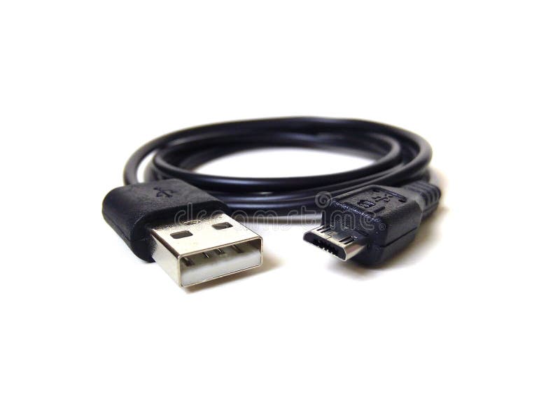 USB 3.0 Micro-B plug stock photo. Image of transfer, cable - 28123258