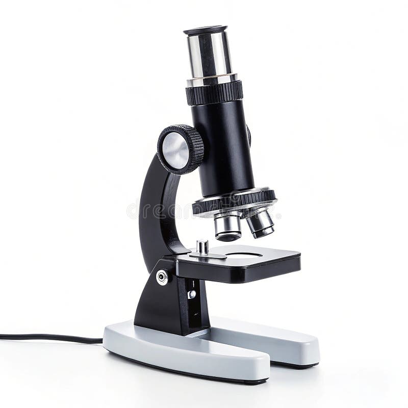 USB Microscope Gadget on White Background Stock Illustration ...