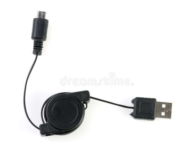 USB and mini USB stock image. Image of cable, pair, equipment - 25078629