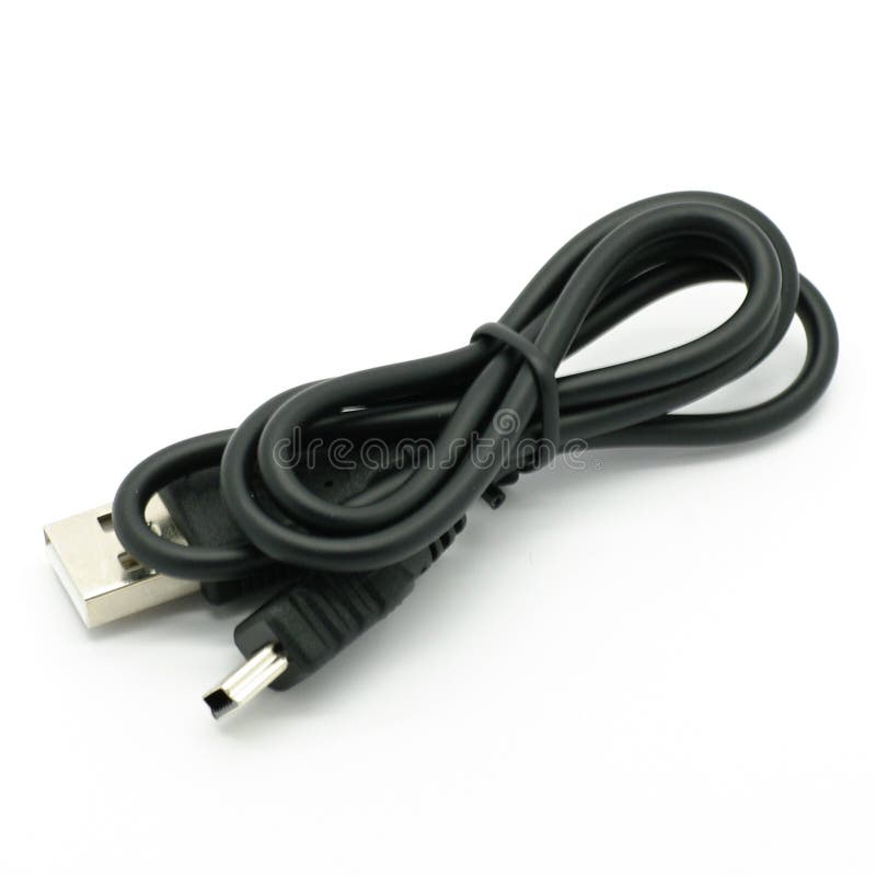 USB / Mini-USB Cable stock photo. Image of object, mini - 43843246