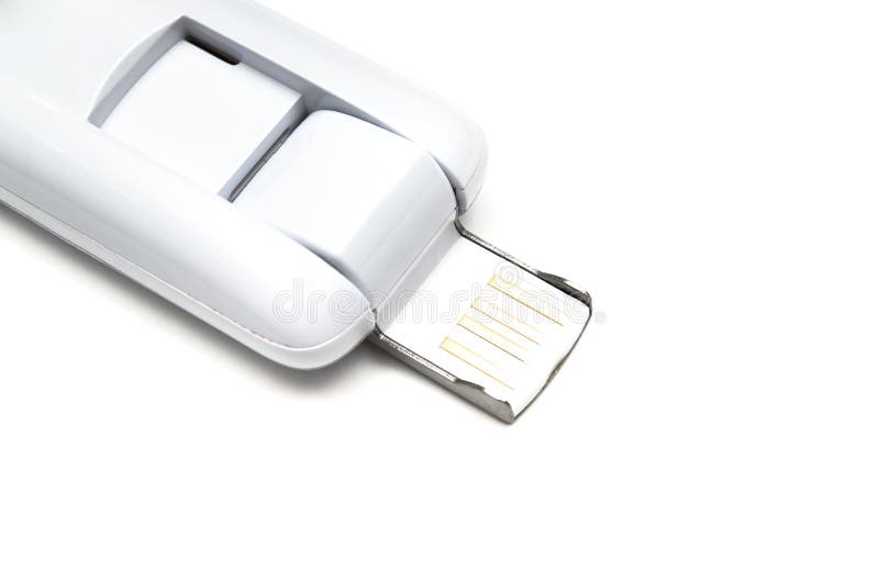 Usb modem. stock photo. Image of mini, dongle, communication - 110900628