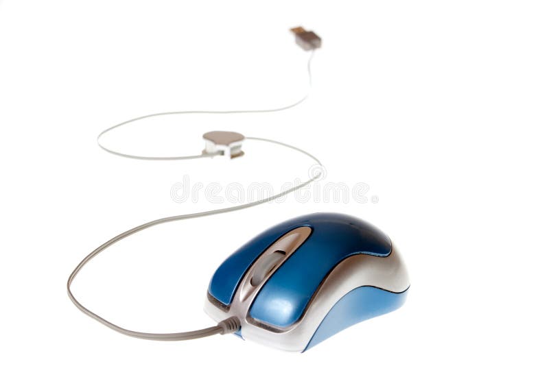 USB mouse stock image. Image of cord, wheel, technology - 6498903