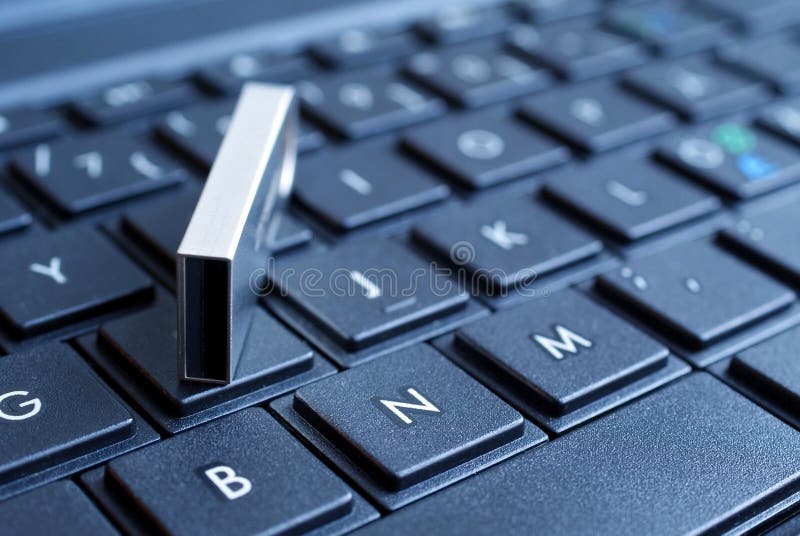 USB over Keyboard stock image. Image of modern, mobile - 27690039