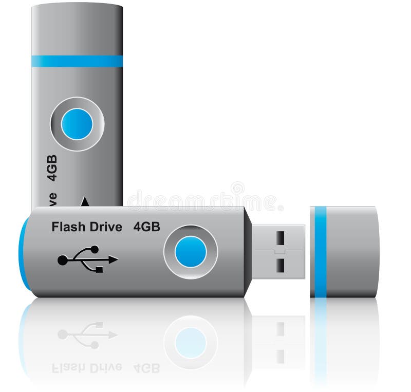 Usb pendrive stock vector. Illustration of penflash, disk - 20583096