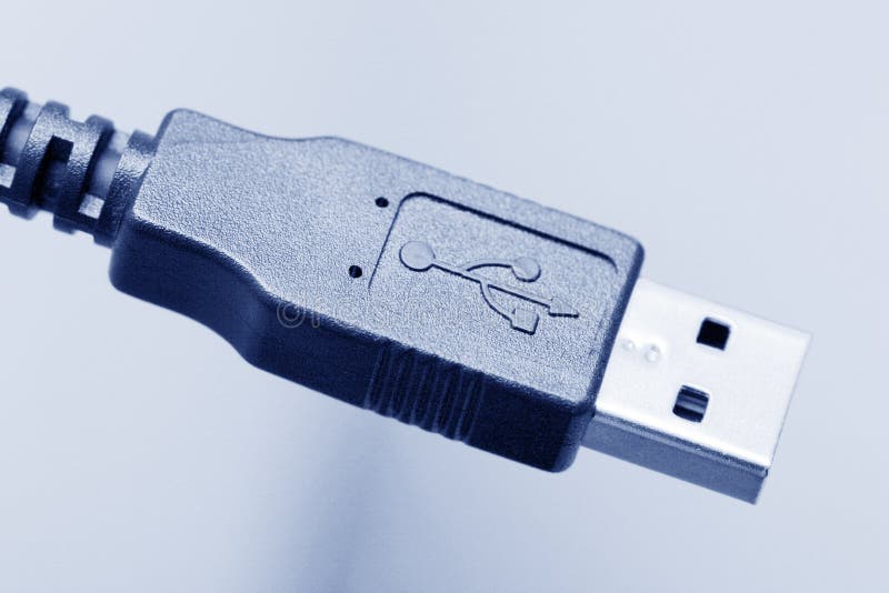 USB plug stock image. Image of computers, cable, technology - 112711