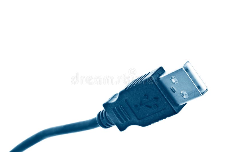 USB plug stock image. Image of data, speed, wire, plug - 11536299
