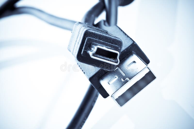 USB plug stock image. Image of transfer, connection, information - 13061353