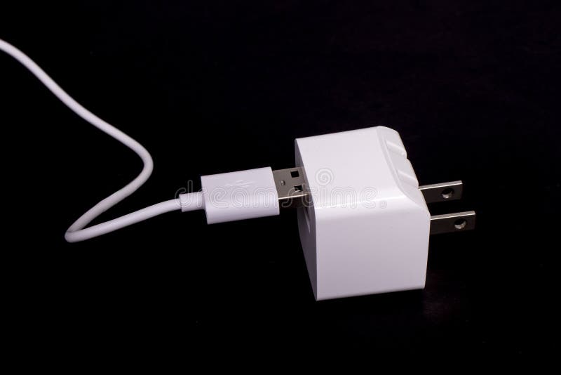 USB Plug Adapter stock photo. Image of power, electrical - 156681226