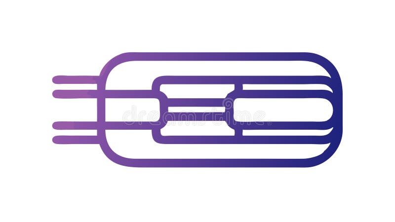 USB Plug Connector Vector Illustration, Data and Power Connection Icon ...