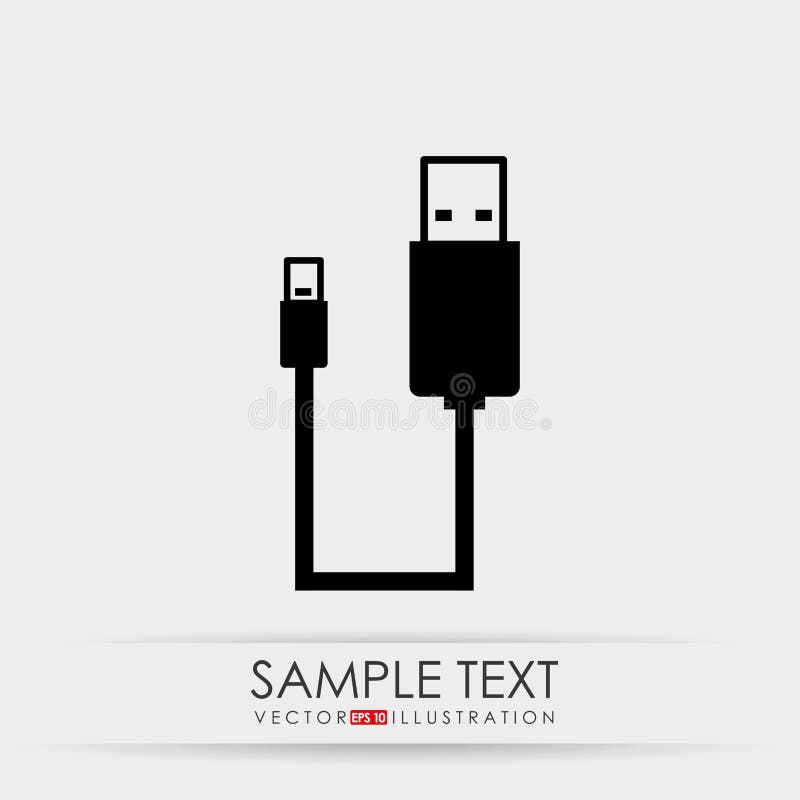Usb plug design stock illustration. Illustration of removable - 66941929