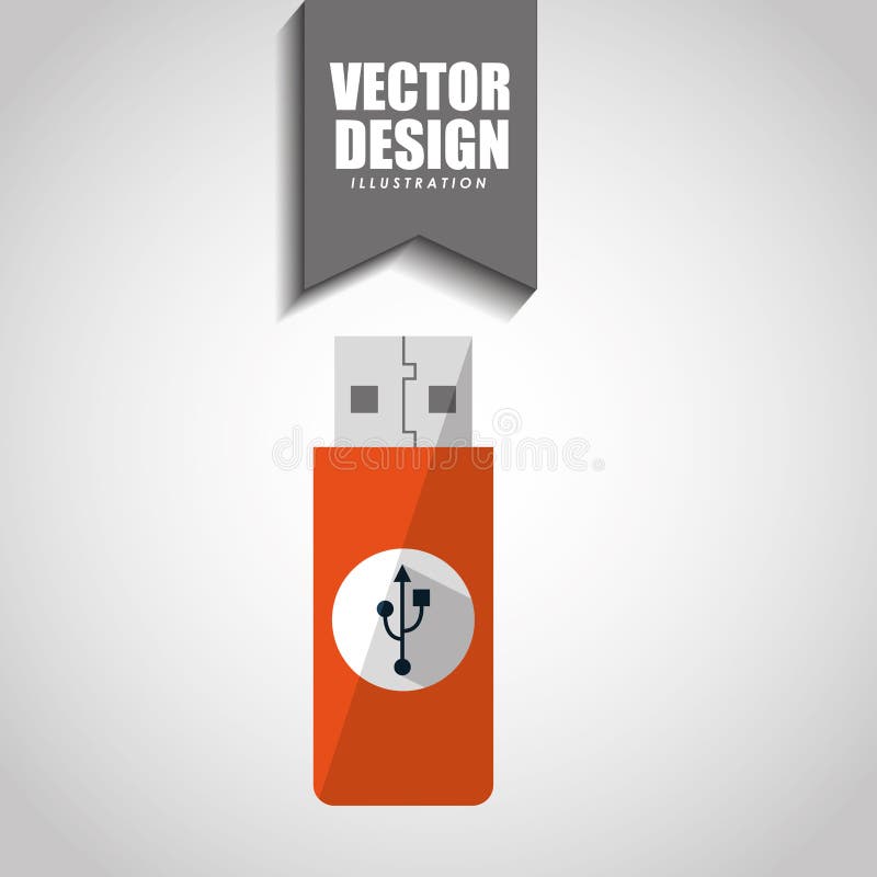 Usb plug design stock illustration. Illustration of connect - 66942075