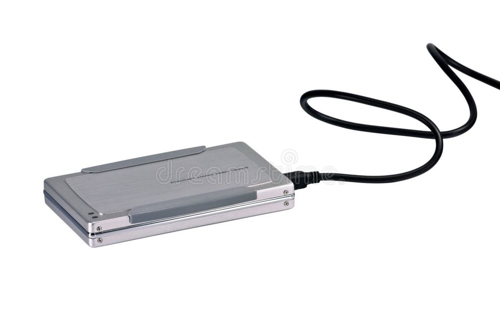 USB pocket hard disk drive stock image. Image of hardware - 9131697