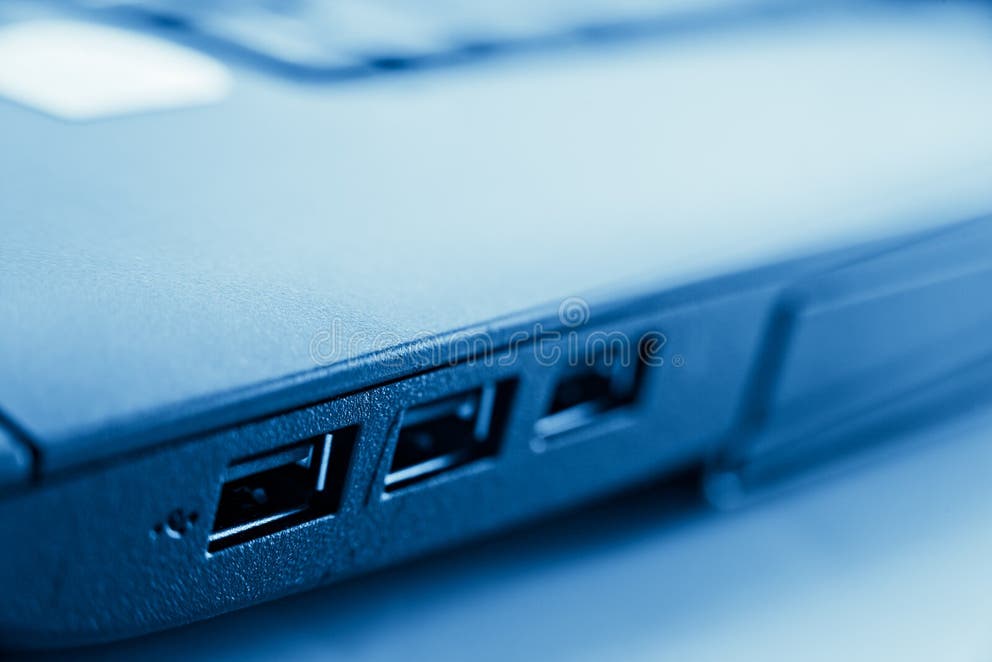 Usb port stock image. Image of technology, laptop, transfer - 9013109