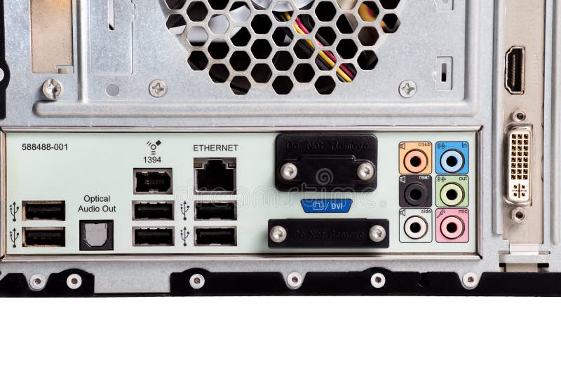 459 Desktop Computer Connection Port Stock Photos - Free & Royalty-Free ...