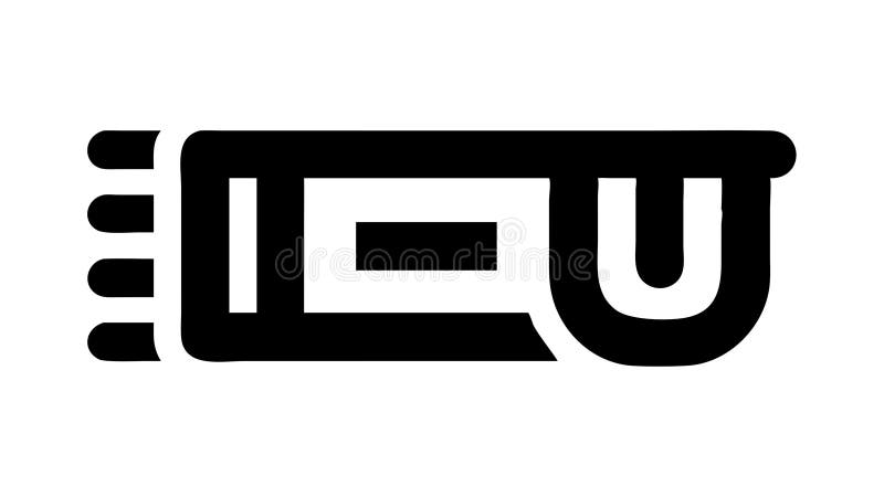 USB Port Icon: Device Connectivity Data Transfer Interface, Vector Design Generative AI Stock ...