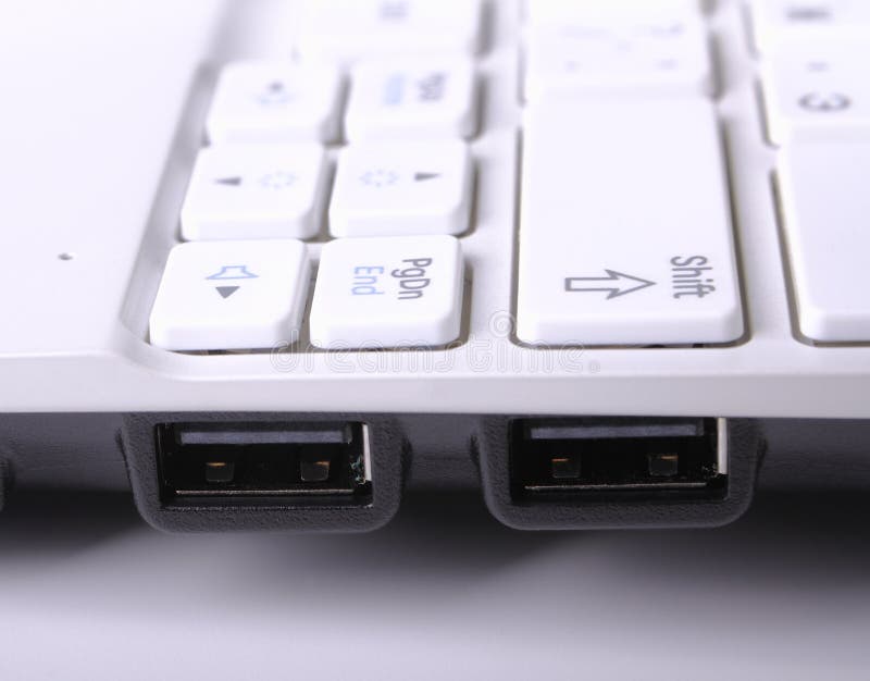 USB port on laptop stock image. Image of equipment, communication ...