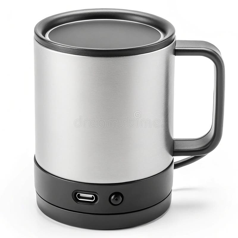 USB Powered Mug Warmer on White Background Stock Illustration ...