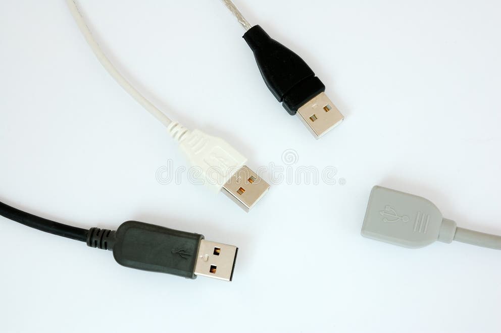 USB problem 2 stock image. Image of electronic, electric - 14838355