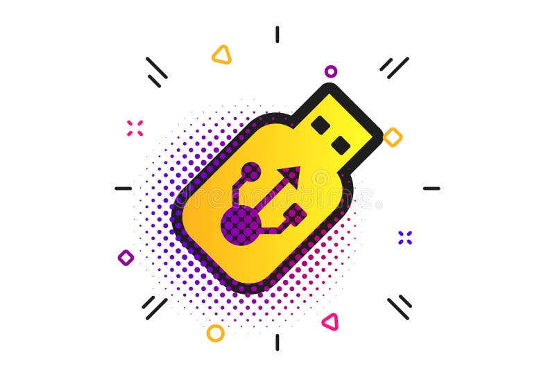 Usb Sign Icon. Usb Flash Drive Stick Symbol. Vector Stock Vector ...