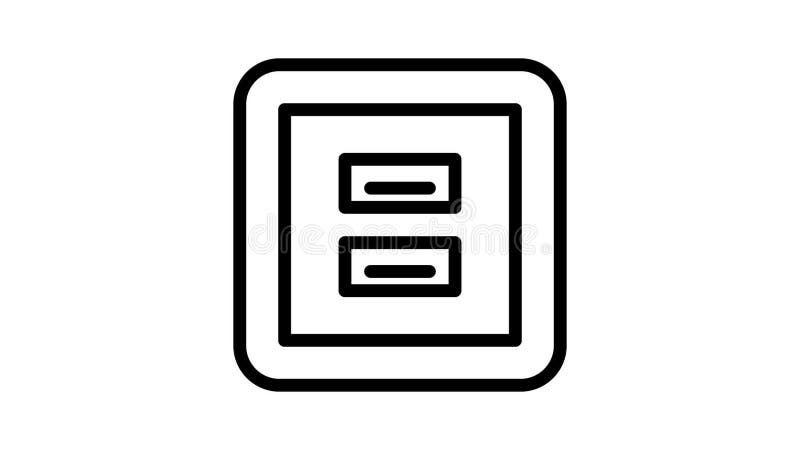 Double Socket Line Icon Animation Stock Video - Video of wire, fire ...
